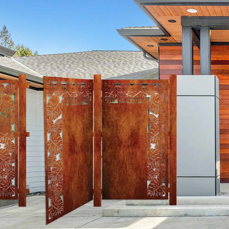 Corten Steel Gate China Factory_China Manufacture_China Supplier ...